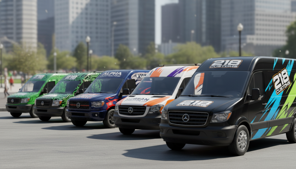 Custom Graphics for Work Vehicles: Elevate Your Fleet